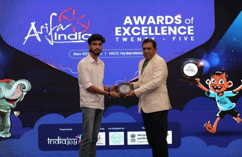 SXILL Student Nikhil Tomar Wins Best Animator in India at ASIFA Awards 2025